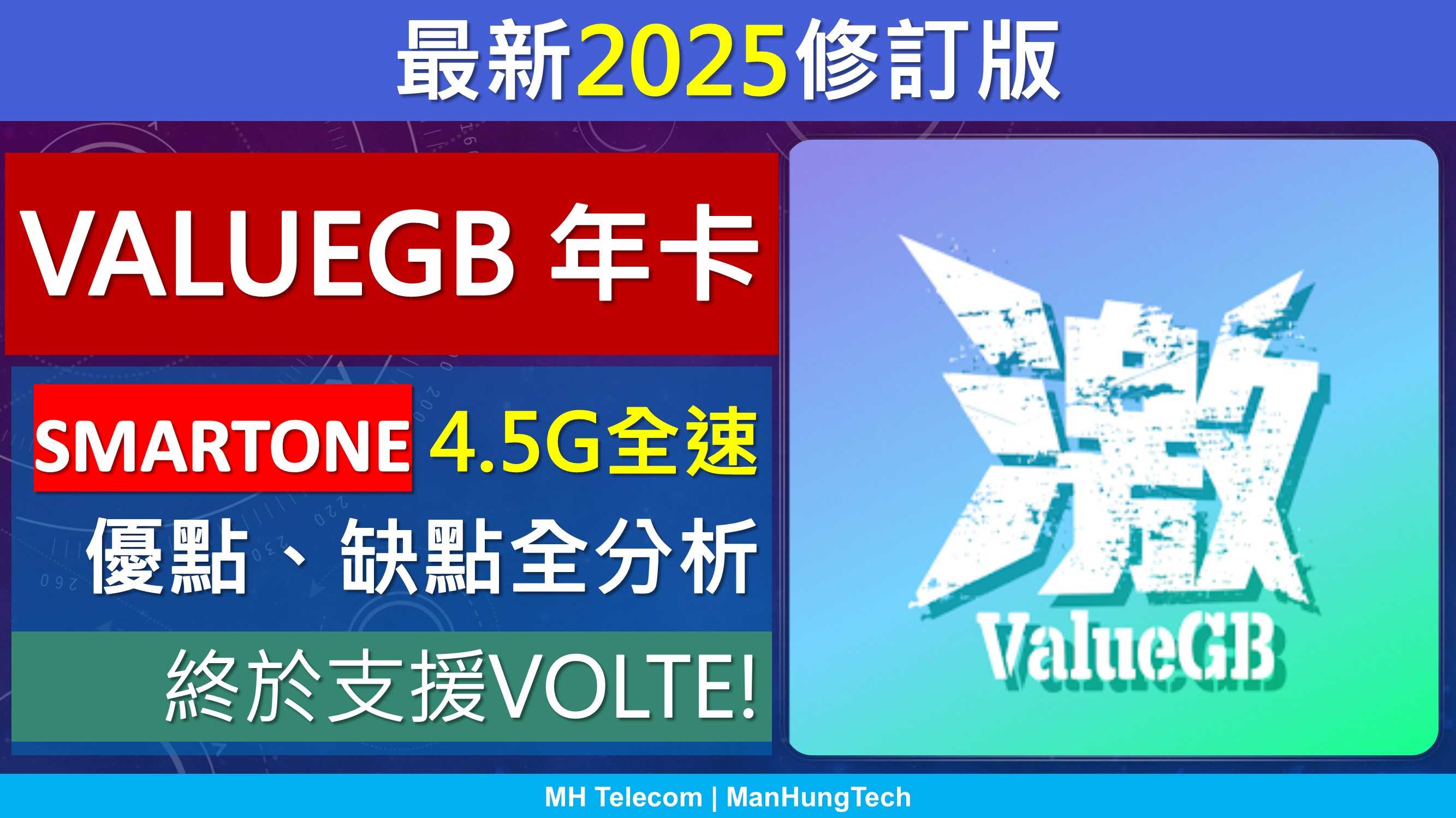 ValueGB 年卡詳細介紹，優點缺點、用後感、測速懶人包 – ManHungTech